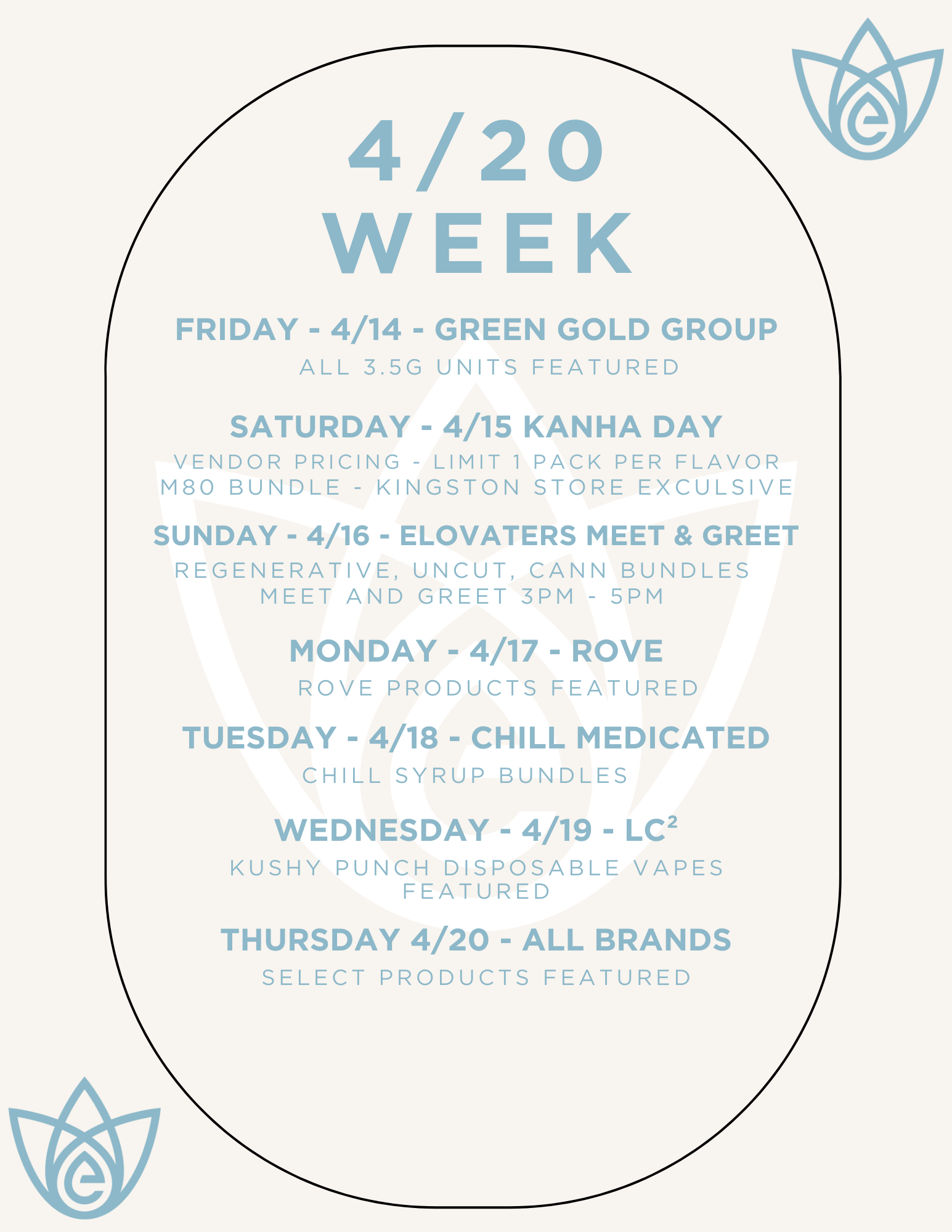 420 Deals at Elevated Roots - Elevated Roots Cannabis Dispensary ...